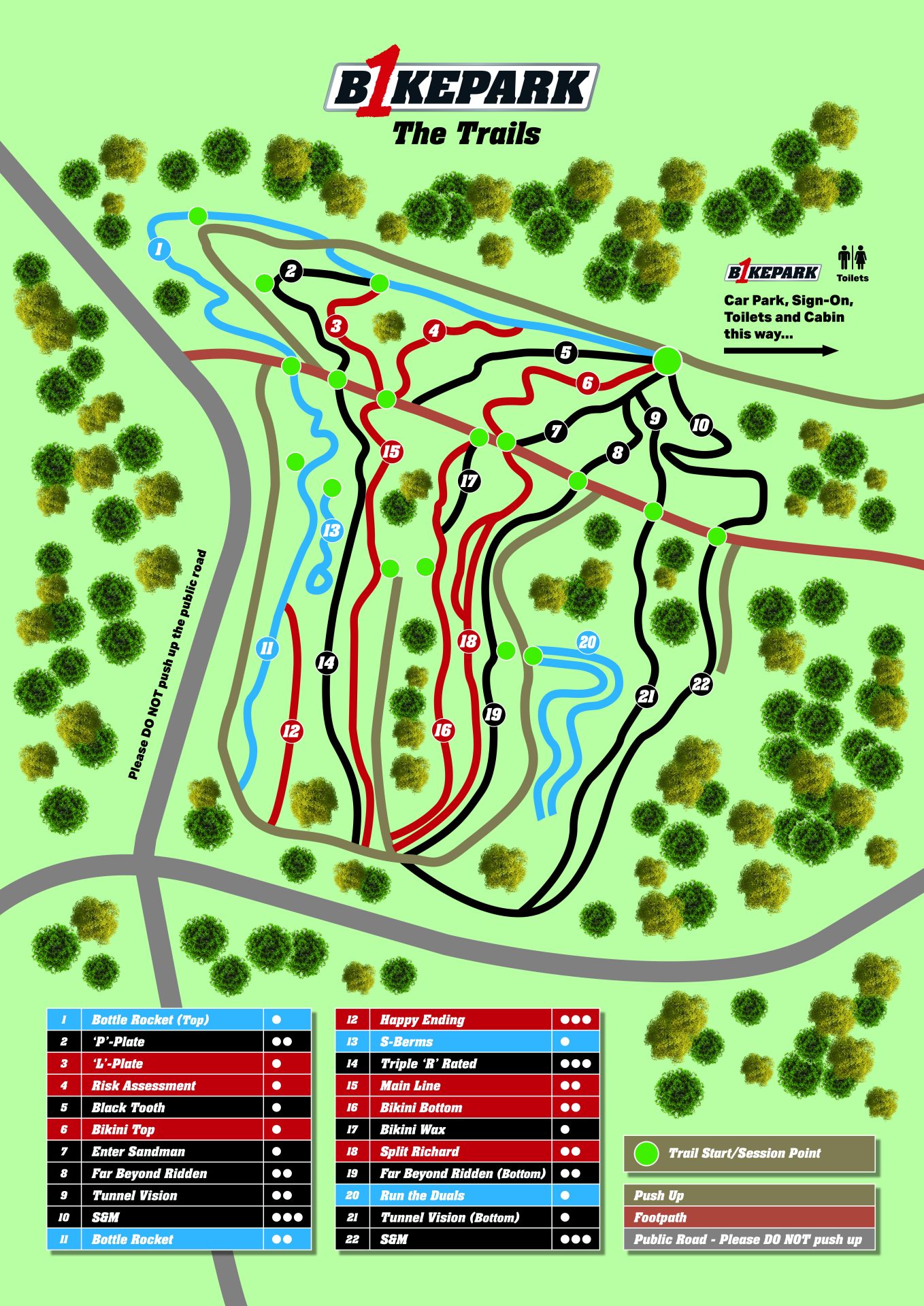 Rogate Trail Map - B1KE